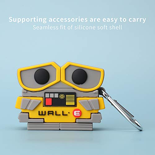 Compatible with Airpod Pro,Funny Cartoon Animation Wall·E Silicone Case Design, Suitable for Fashion Girl Child Teen Boy Airpod Pro Case (Wall-E)