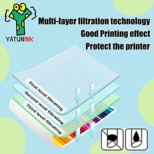 YATUNINK Remanufactured 67XL Ink Cartridge Replacement for HP 67 XL Black Color Ink Cartridge for HP DeskJet 1255 2732 2752 2755 Envy Pro 6452 6455 6458 DeskJet Plus 4140 4152 Printer(1Black 1Color)