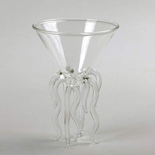 Octopus Cocktail Glass Creative Drinkware Bar Goblet Tools Snifters (Huge 2 Transparent)