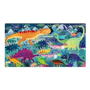 YOGEON Puzzles for Kids Ages 4-8, 3-5,100 Piece Dinosaur Puzzles for Toddler 4-6,Floor Puzzle Age 5-7 Children Learning Preschool Educational Puzzles Toys for Boys and Girls