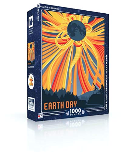 New York Puzzle Company - NASA Solar Eclipse - 1000 Piece Jigsaw Puzzle