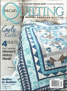 mc call's quilting, the best of american quilting march / april, 2020 vol.27 no. 02 ( please note: all these magazines are pet & smoke free magazines. no address label. fresh from newsstand) (single issue magazine)