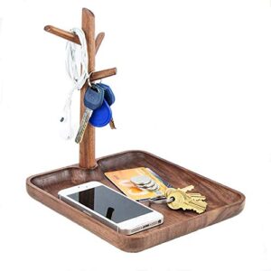 key holder sakulaya key rack desk organizer wood decorative entryway key organizer