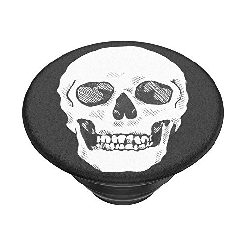 PopSockets PopTop (Top only. Base Sold Separately.): Swappable Top for PopGrip Bases, PopGrip Slide, Otter+Pop & PopWallet+ - Shaky Bones White