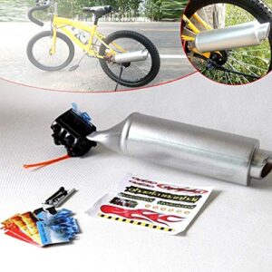 Bicycle Exhaust Sound System, Bike Motorcycle Spoke Turbo Exhaust Pipe System