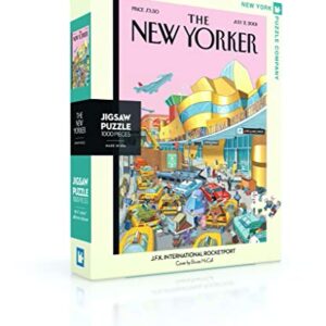 New York Puzzle Company - New Yorker J.F.K. International Rocketport - 1000 Piece Jigsaw Puzzle