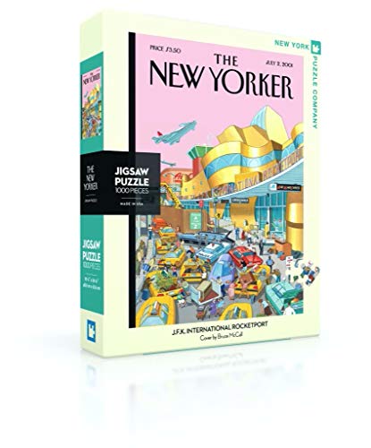 New York Puzzle Company - New Yorker J.F.K. International Rocketport - 1000 Piece Jigsaw Puzzle