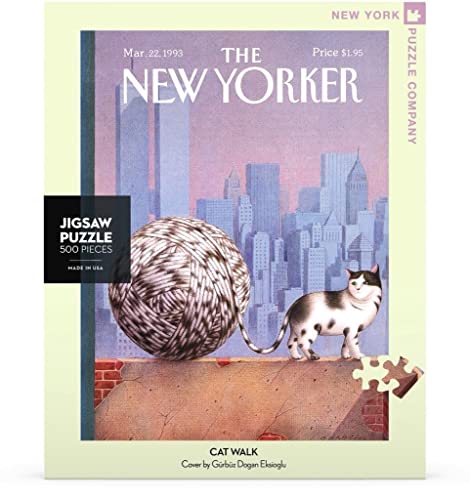 New York Puzzle Company - New Yorker Cat Walk - 500 Piece Jigsaw Puzzle