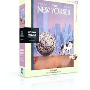 New York Puzzle Company - New Yorker Cat Walk - 500 Piece Jigsaw Puzzle