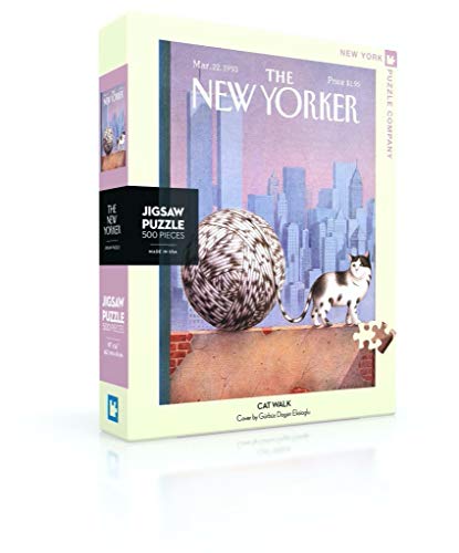 New York Puzzle Company - New Yorker Cat Walk - 500 Piece Jigsaw Puzzle