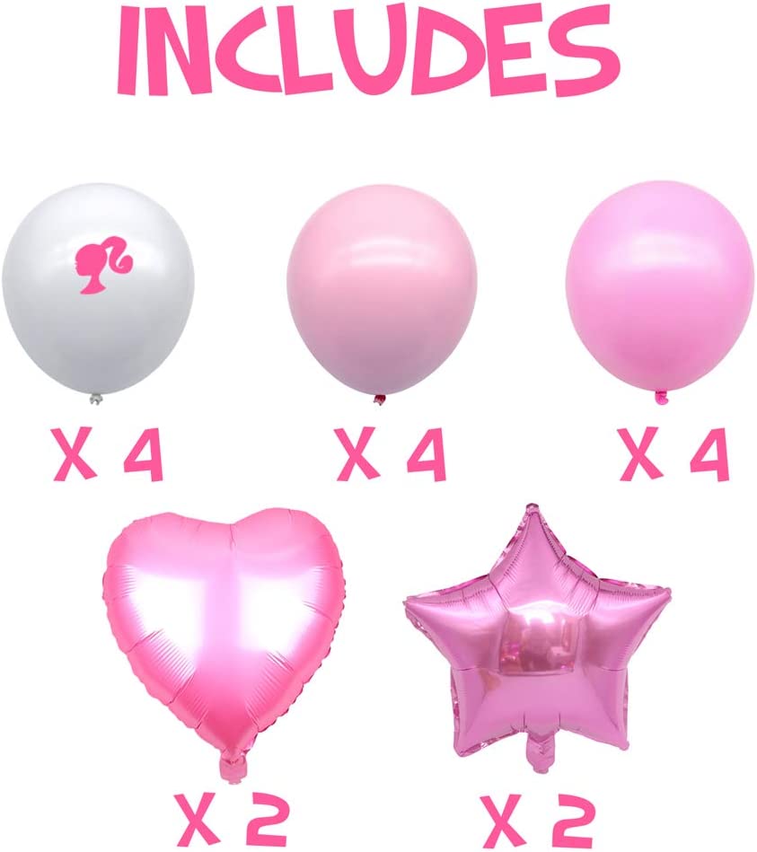 16 Balloons Girl Party Supplies Balloons Party Decorations Birthday Party Favor for Girls