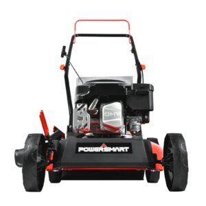 PowerSmart Push Lawn Mower Gas Powered - 17 Inch, 127CC 4-Stroke Engine, 5 Height Positions Adjustable, (1.18''-3.0''), 3 in 1 with Bag