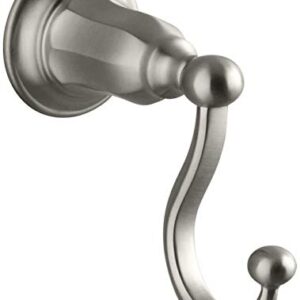 Kohler R13505-BN-XCP2 5.834 Inches Diameter Kelston Robe Hook Brushed Nickel - Pack of 2