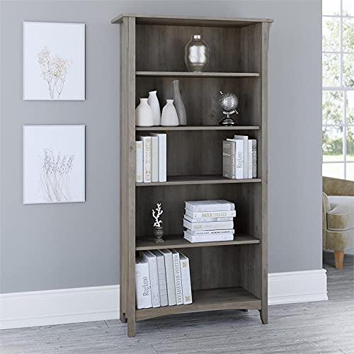 Bush Furniture Salinas Tall 5 Shelf Bookcase