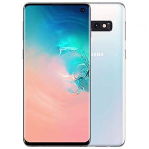 samsung galaxy s10 (128gb, 8gb) 6.1" amoled, snapdragon 855, ip68 water resistant, global 4g lte (gsm + cdma) t-mobile unlocked (at&t, verizon, sprint, metro) sm-g973u (prism white)