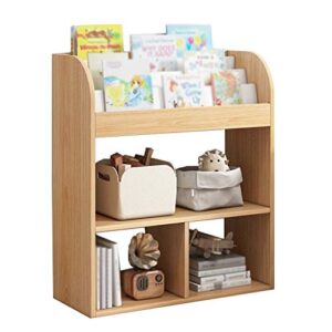 bookcase magazine rack newspaper holder multilayer book shelf storage rack display rack freestanding materials home mumujin (size : 60x30x90cm)