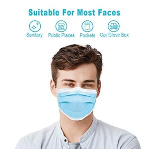 Comix Disposable Face-Masks with 3-Layer Adult Masks, L707 Pack of 50