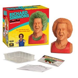 Chia Pet Richard Simmons with Seed Pack, Decorative Pottery Planter, Easy to Do and Fun to Grow, Novelty Gift, Perfect for Any Occasion