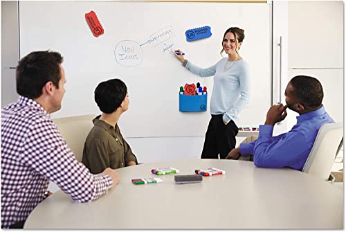 Dry Erase Eraser Magnetic Whiteboard Eraser 5 Pack White Board Erasers, Dry Eraser for Whiteboard, Chalkboard and Glass