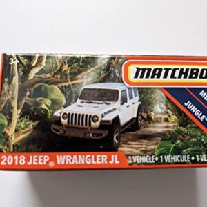 Matchbox 2018 Jeep Wrangler JL [Rubicon] 64/100, Pearl White