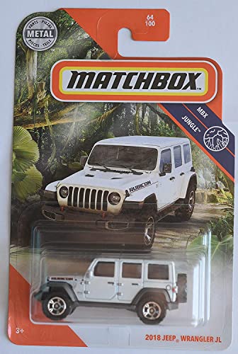 Matchbox 2018 Jeep Wrangler JL [Rubicon] 64/100, Pearl White