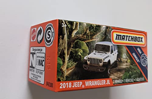 Matchbox 2018 Jeep Wrangler JL [Rubicon] 64/100, Pearl White