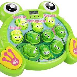 Play22 Whack A Frog Game - Interactive Whack A Frog Game for Toddler, Learning, Active, Early Developmental Toy, Fun Gift Boys and Girls, 2 Hammers Included - Original