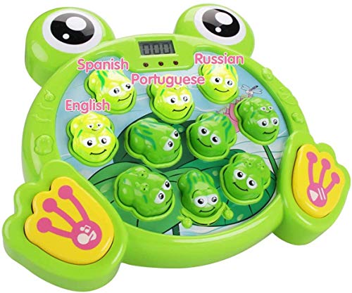 Play22 Whack A Frog Game - Interactive Whack A Frog Game for Toddler, Learning, Active, Early Developmental Toy, Fun Gift Boys and Girls, 2 Hammers Included - Original