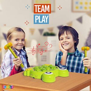 Play22 Whack A Frog Game - Interactive Whack A Frog Game for Toddler, Learning, Active, Early Developmental Toy, Fun Gift Boys and Girls, 2 Hammers Included - Original