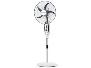 technical pro 18” rechargeable freestanding fan with led night light and powerbank