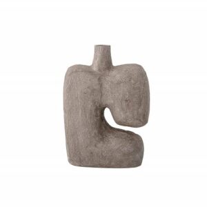 bloomingville grey paper mache vase