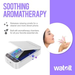 Watolt UV Light Sanitizer - Cell Phone Sanitizer Sterilizer Cleaner Box for Smartphone iPhone