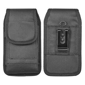 LUXMO Rugged Heavy Duty Cell Phone Carrying Holder Belt Clip Holster Case Pouch for Google Pixel 7, Pixel 7 Pro, Pixel 6, Pixel 6 Pro, Nokia G400, G100, OnePlus Nord N20 5G, N200 5G, OnePlus 10 Pro