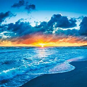 Jigsaw Puzzles 1000 Pieces for Adult,Hawaii Sunrise Over Beach,Interesting Wooden Puzzles Toys（19.7 X 29.5 inch） Artwork Art Large Size Jigsaw Puzzle Toy for Educational Gift Home