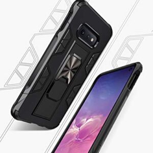 Samsung Galaxy Note 8 Case Military Grade Built-in Kickstand Case with Stand Holder Armor Heavy Duty Shockproof Cover Protective Case for Samsung Galaxy Note 8 Phone Case (Black)