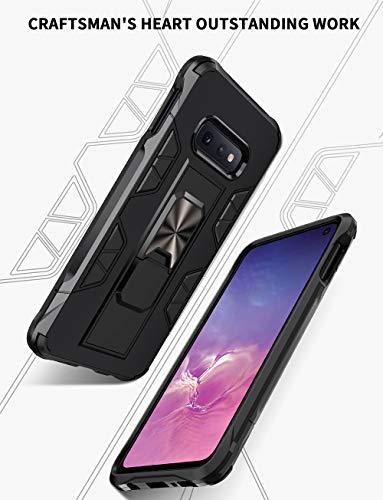 Samsung Galaxy Note 8 Case Military Grade Built-in Kickstand Case with Stand Holder Armor Heavy Duty Shockproof Cover Protective Case for Samsung Galaxy Note 8 Phone Case (Black)