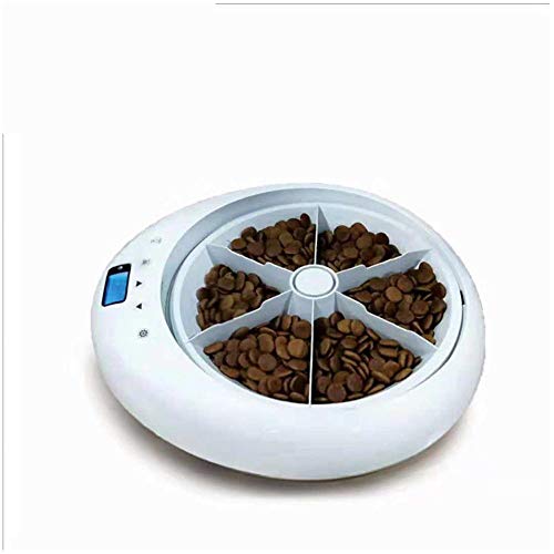 Automatic Timing Pet Feeder Food Dispenser, Smart LED Display Feeder with Digital Timer for Cats and Puppies