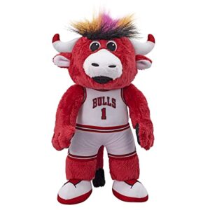 bleacher creatures chicago bulls benny the bull 10" plush figure- a mascot for play or display