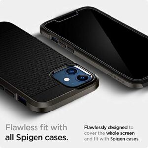 Spigen Tempered Glass Screen Protector [GlasTR EZ FIT] designed for iPhone 12 Mini (2020) [5.4 inch] [Case Friendly] - 2 Pack