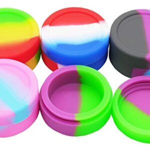 Vitakiwi 11ML Wax Round Silicone Concentrate Containers Non-stick Oil Jars (5)