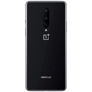 OnePlus 8 (5G, 128GB, 8GB RAM) 6.55" 90Hz Display, Snapdragon 865, 5G LTE T-Mobile Only (Black) (Renewed)