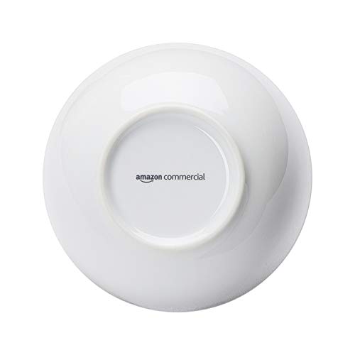 AmazonCommercial 6-Piece Porcelain, 18 Oz. Coupe Bowl, White