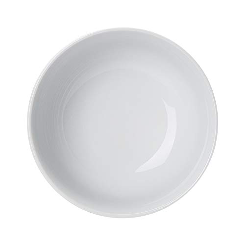 AmazonCommercial 6-Piece Porcelain, 18 Oz. Coupe Bowl, White