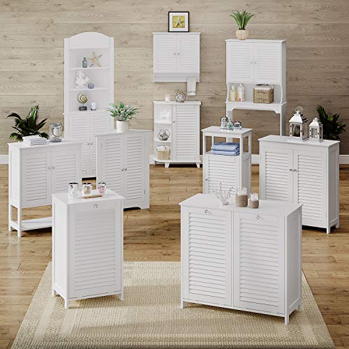 Ellsworth Double Tilt-Out Laundry Hamper, White