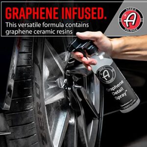 Adam’s Graphene Detail Spray (16 oz) - Extend Protection of Waxes, Sealants, Coatings | Quick, Waterless Detailer Spray for Car Detailing | Clay Bar, Drying Aid, Add Shine Ceramic Graphene Protection