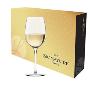 libbey signature kentfield estate all-purpose wine gift set of 4, 16-ounce