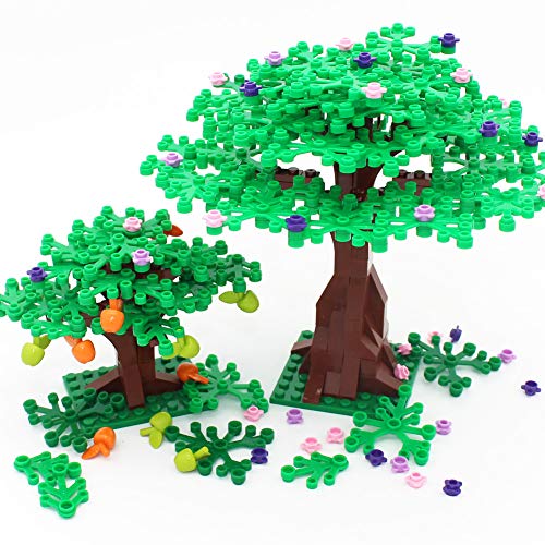 Tree Building Sets Block Toys Garden Park Trees and Plants Flowers Classic Botanical Accessories Bricks for Kids Tight Fit with Major Brands