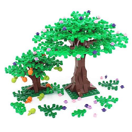 Tree Building Sets Block Toys Garden Park Trees and Plants Flowers Classic Botanical Accessories Bricks for Kids Tight Fit with Major Brands