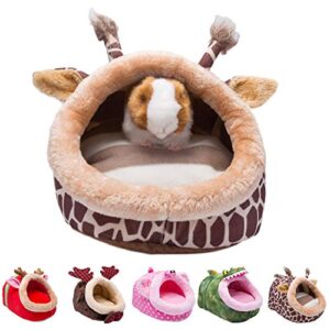 orangdogo guinea pig bed accessories cage toys warm small animal pet bed house for hedgehog chinchilla rabbit hamster rat chinchillas habitat