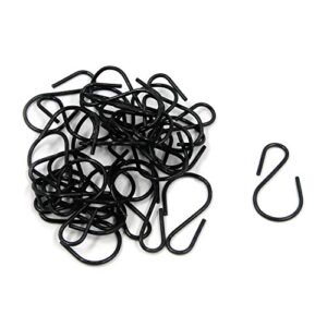 t tulead 1.73" length s hooks iron hanger hooks connectors s-shaped hook hnagers 2mm thickness pack of 30